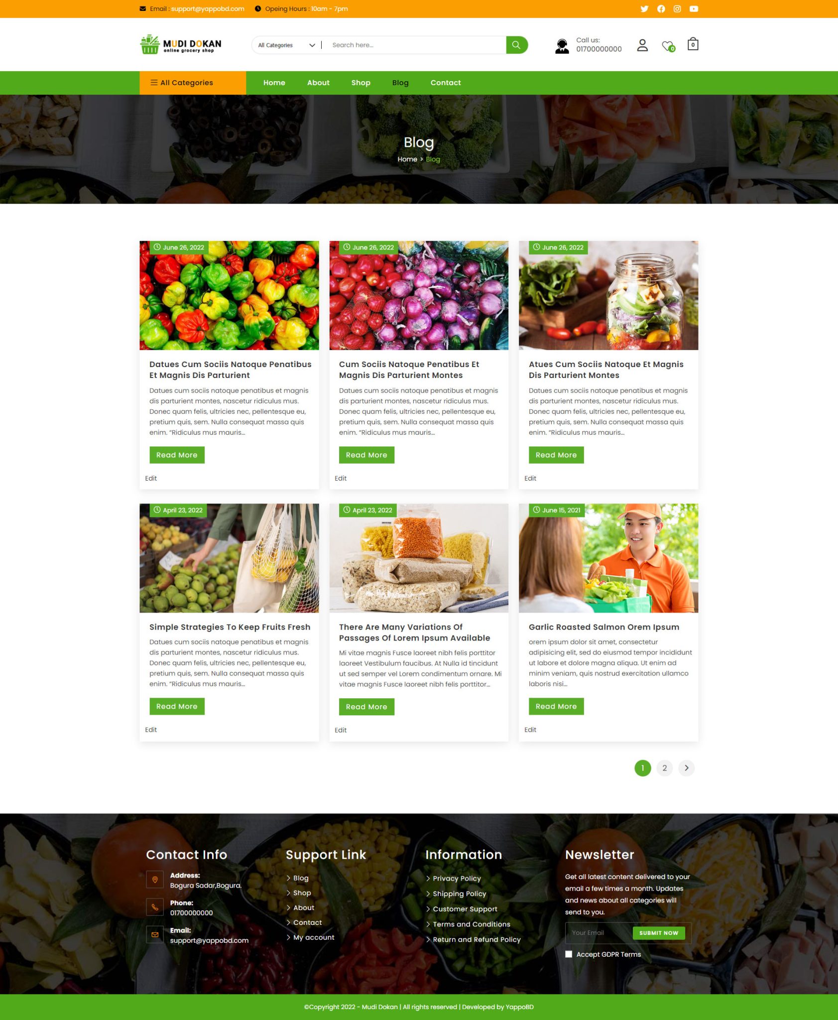 Mudi Dokan মুদি দোকান, গ্রোসারি শপ, গ্রোসারি পণ্যের ওয়েবসাইট – YappoBD ...