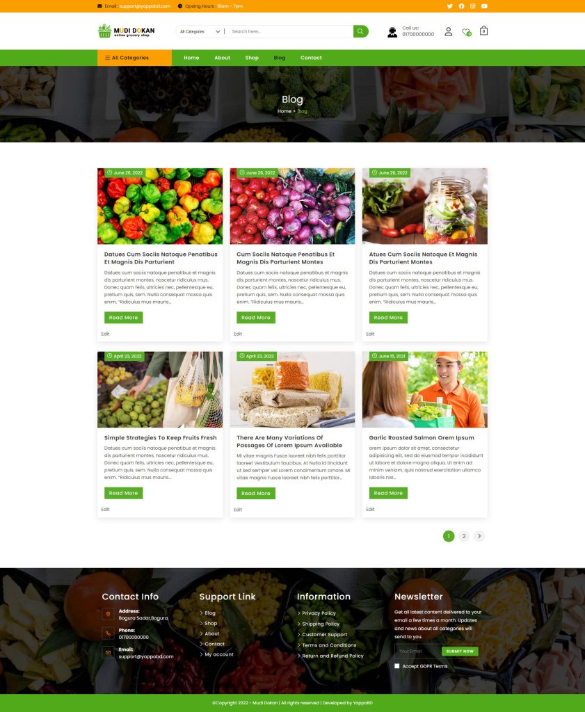 Mudi Dokan মুদি দোকান, গ্রোসারি শপ, গ্রোসারি পণ্যের ওয়েবসাইট – YappoBD ...