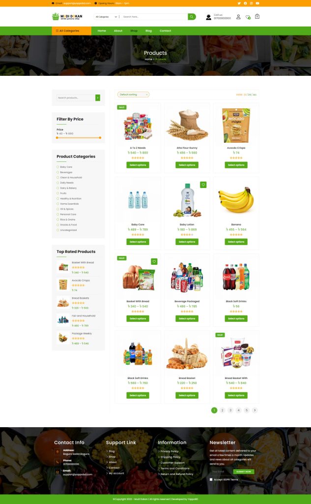 Mudi Dokan মুদি দোকান, গ্রোসারি শপ, গ্রোসারি পণ্যের ওয়েবসাইট – YappoBD ...